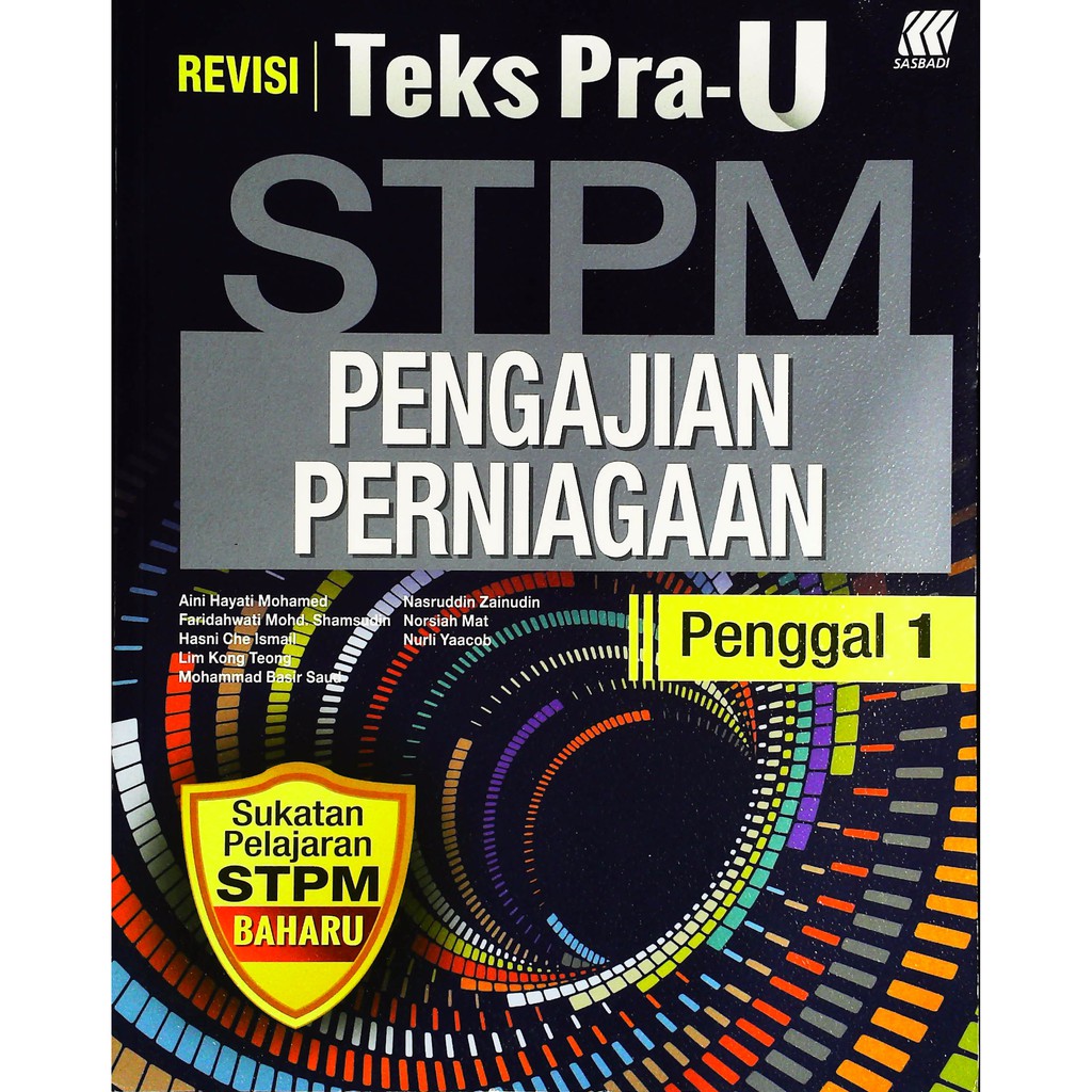 STPM PRA-U TEXT SASBADI PENGGALAN STUDY 1 (WITH BUNDLE DEAL) | Shopee ...