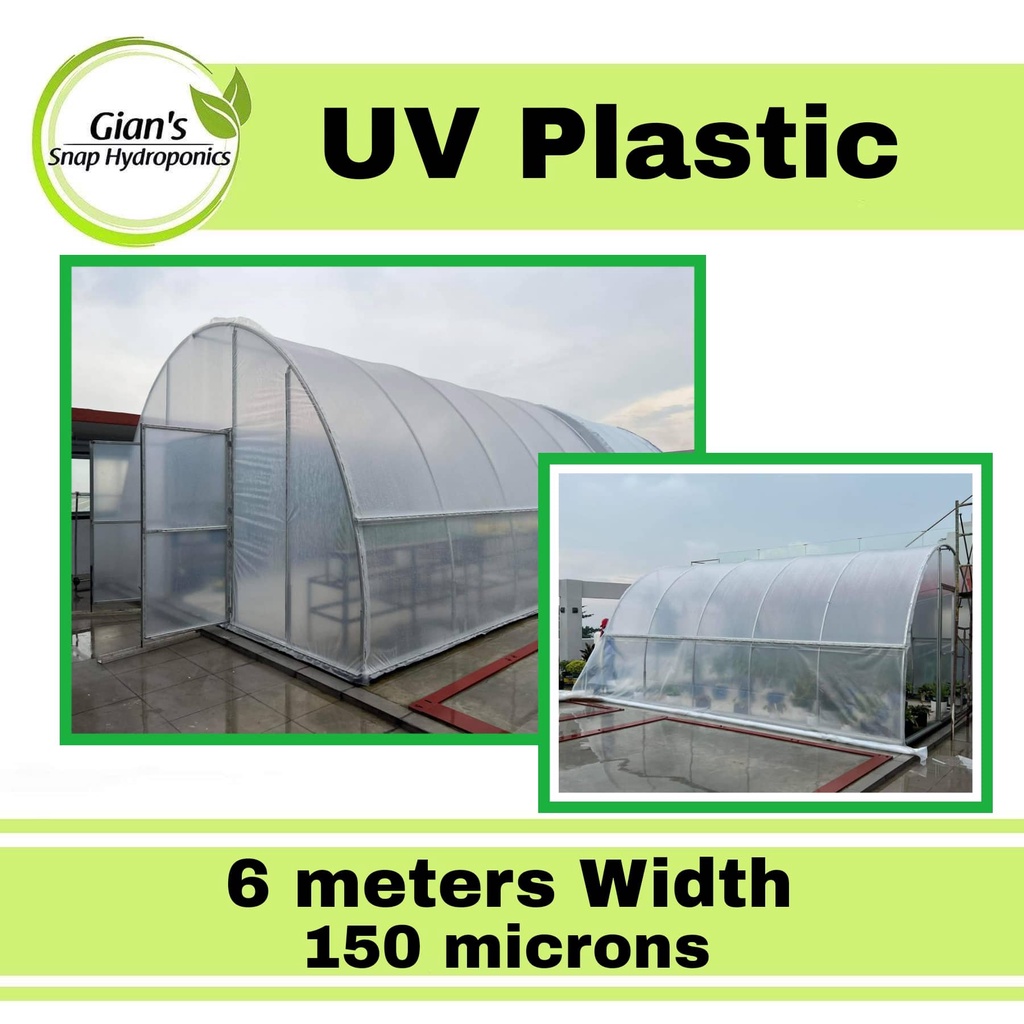 UV Plastic 6 meters width x 5 meters length x 150microns | Shopee Philippines