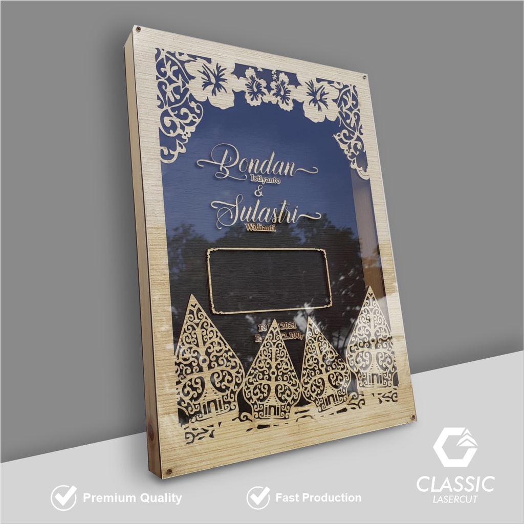 Custom Rustic Dowry Frame / Indonesian Rustic Dowry Frame Design ...