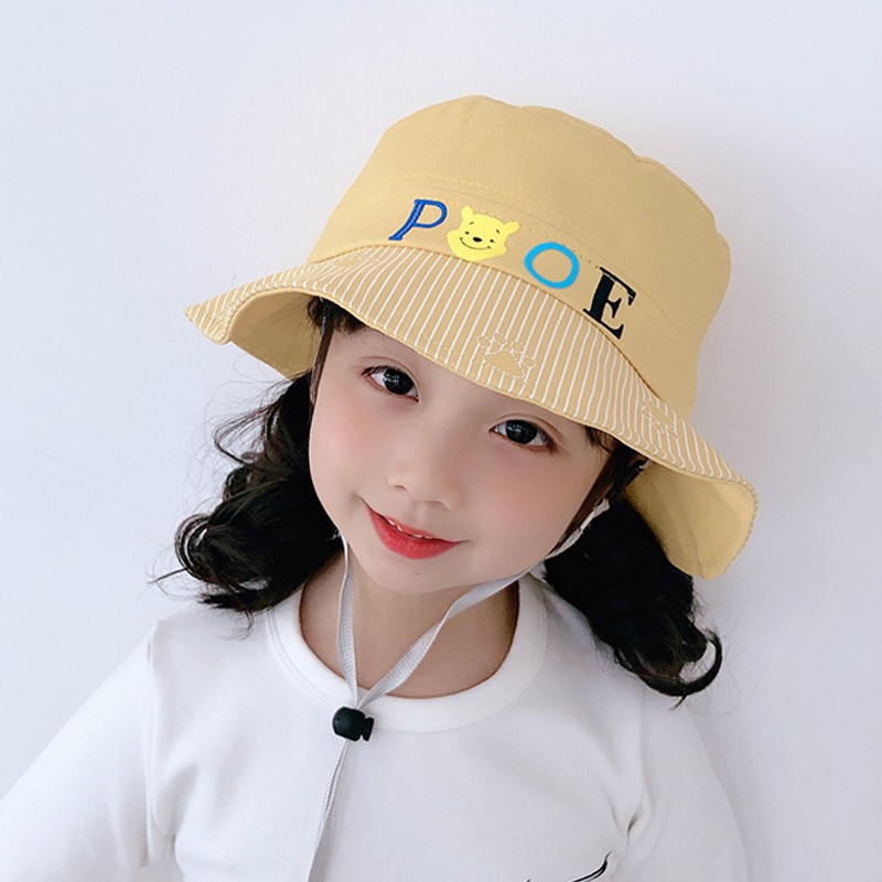 Children's Cap Spring New Fisherman Cap Girl 2-5 Years Old Pot Hat Big ...