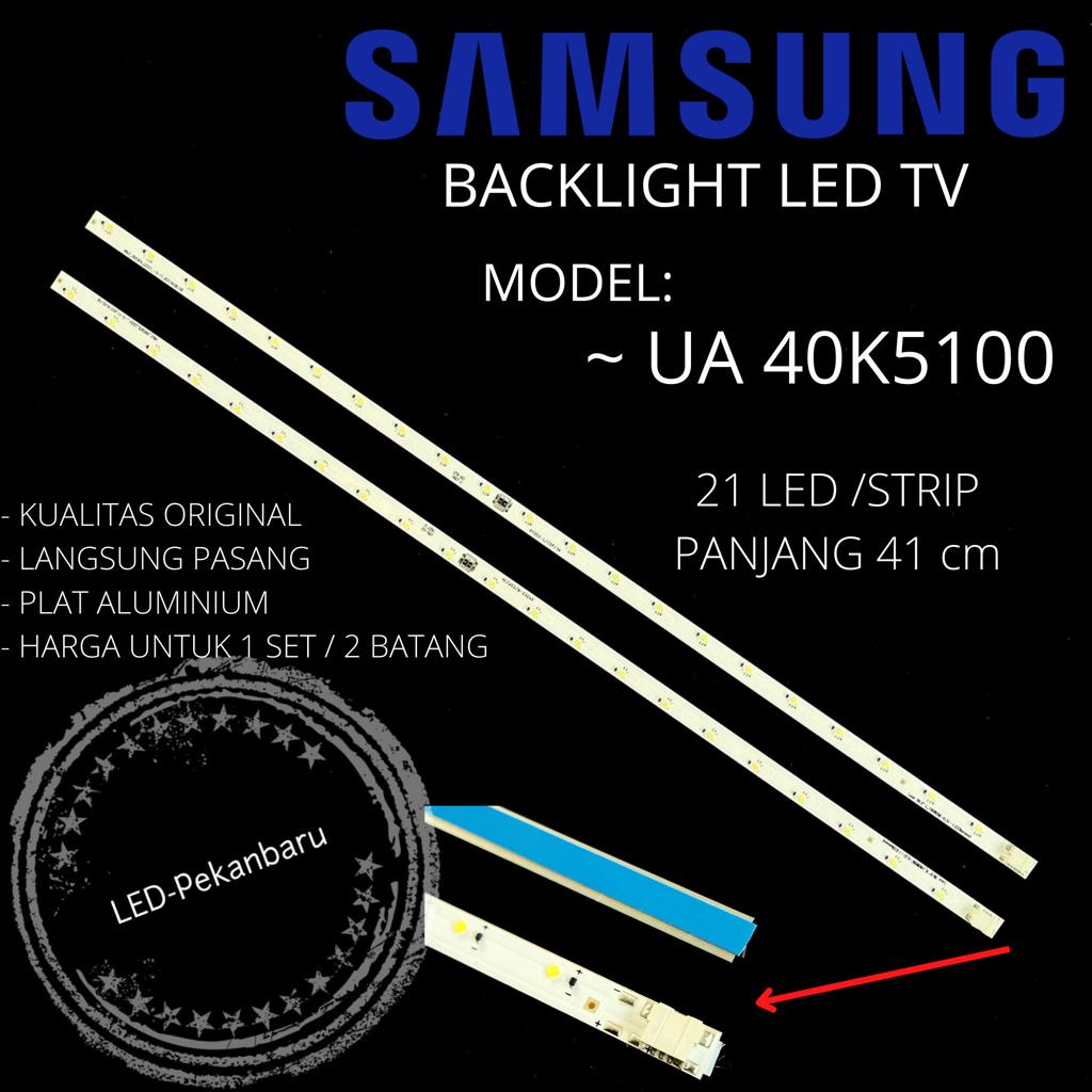 Backlight LED TV SAMSUNG UA40K5100 UA 40K5100 40K BL Lamp | Shopee ...