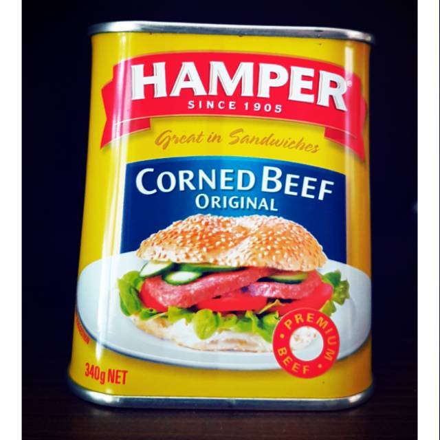 Canned Food Hamper Corned beef Orginal / less sugar - Hamper Corned ...