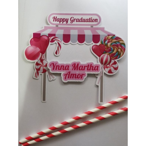 Candy Store Theme Cake Topper | Shopee Philippines