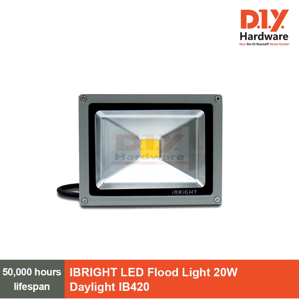 IBRIGHT LED Flood Light 20W Daylight IB420 | Shopee Philippines