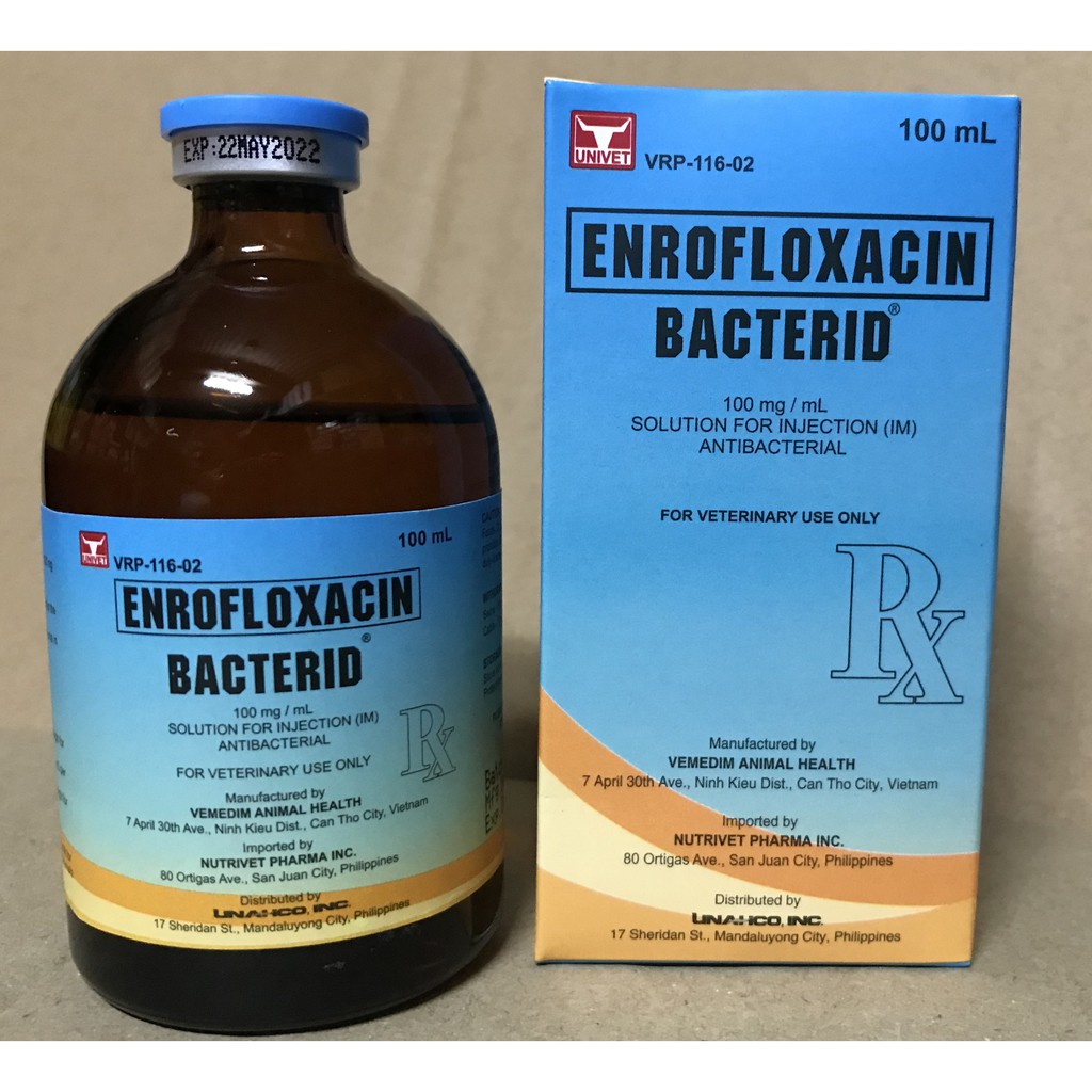 BACTERID 100ML (ENROFLOXACIN) | Shopee Philippines