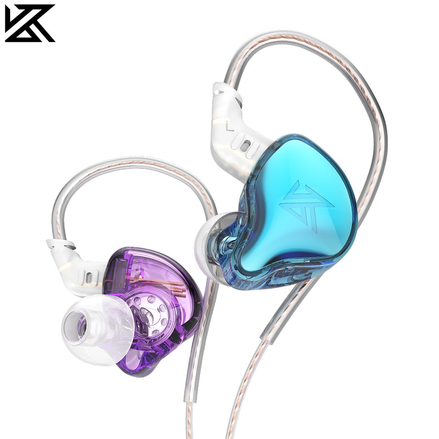 KZ EDC Wired Headset In Ear HIFI Bass Earbuds Headphones With Mic Game ...