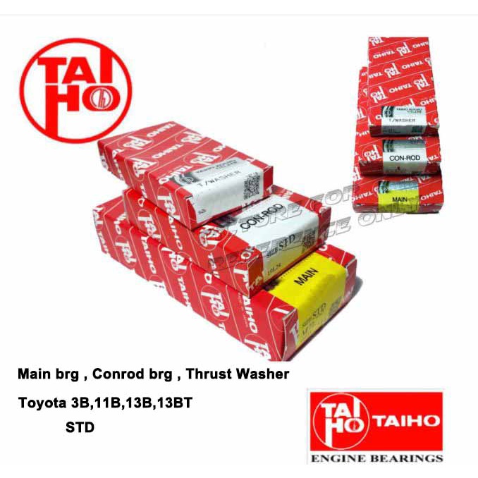 Taiho Main Bearing for Toyota 3B,11B,13B,14B, 14B-T,15B | Shopee ...