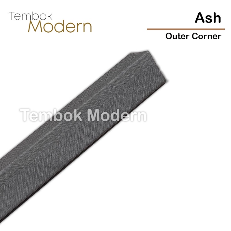 SIKU List Elbow Outer Corner (List L) Ash for Wall Panel WPC Length 140 ...