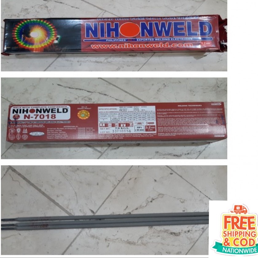 Nihonweld 7018 Welding Rod N7018 2.5mm 3/32" Authentic (sold per kilo ...