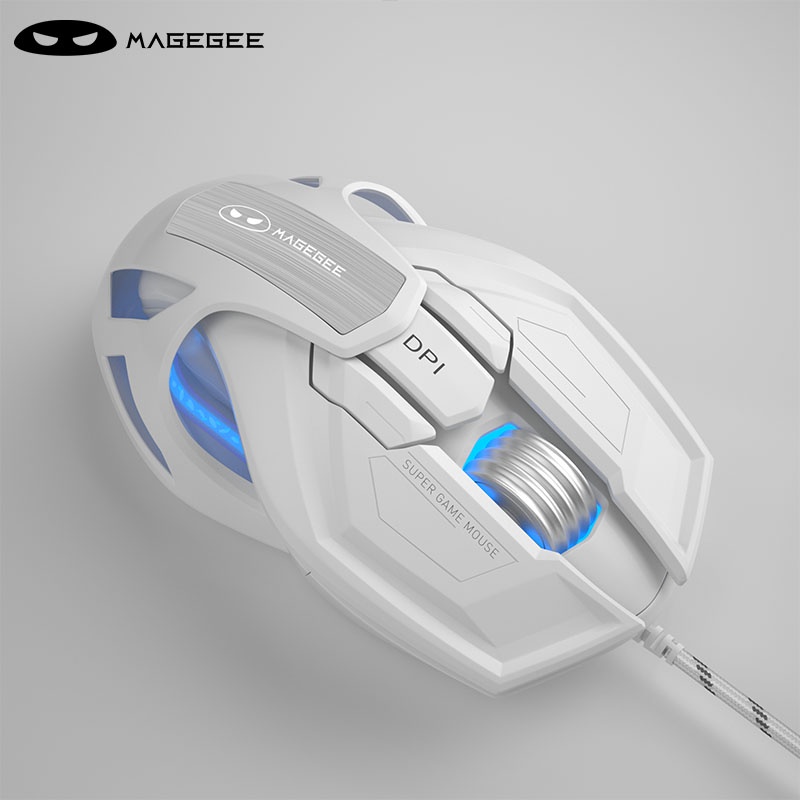 MageGee G13 Gaming Mouse 6 Buttons Led Backlight Wired Ergonomic 2.4G ...