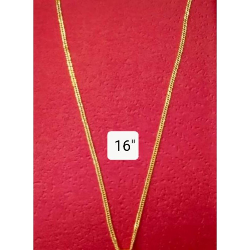 PAWNABLE 18k Saudi japan style chain 18" | Shopee Philippines