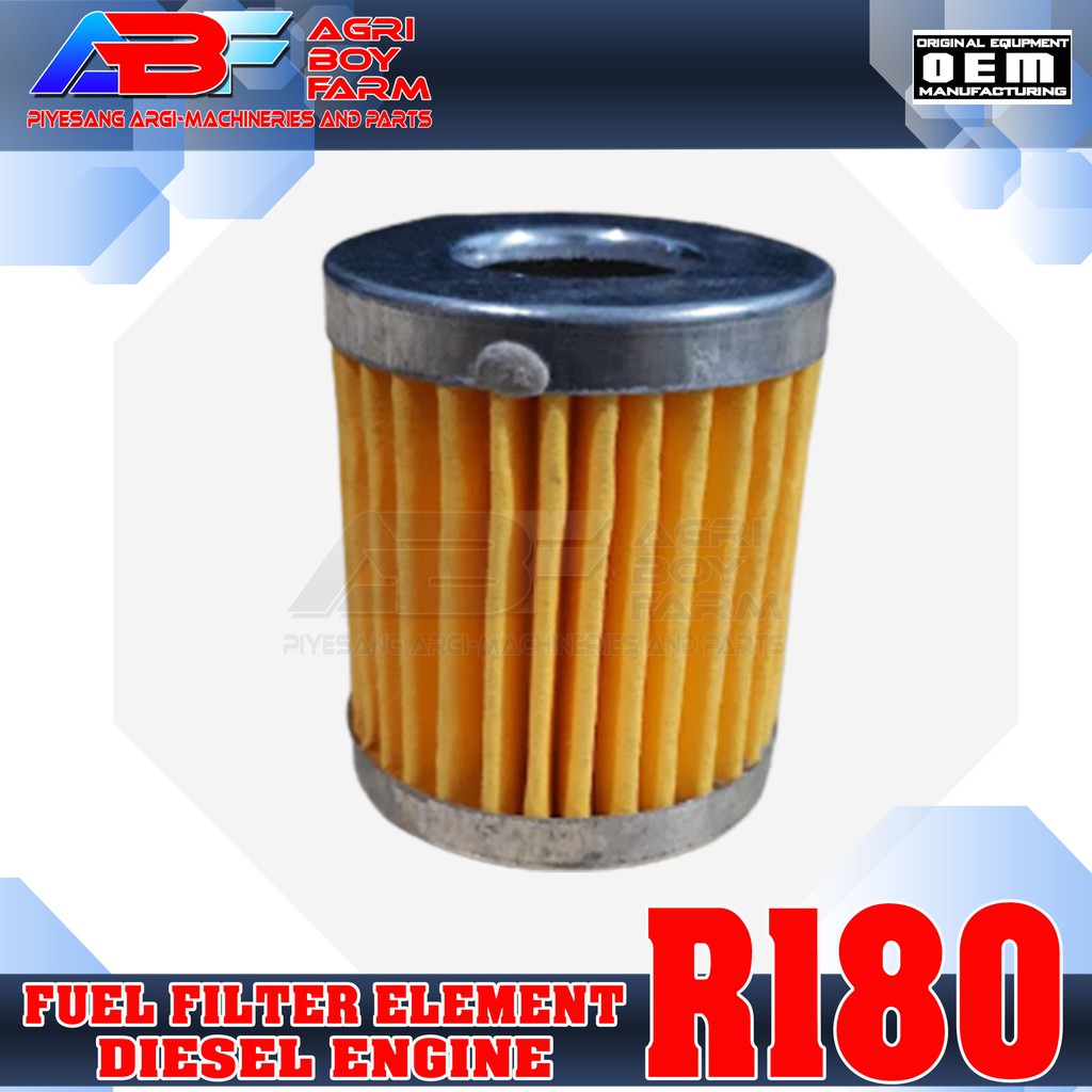 Fuel Filter Element R180 BP Water Cooled Diesel Engine | Shopee Philippines