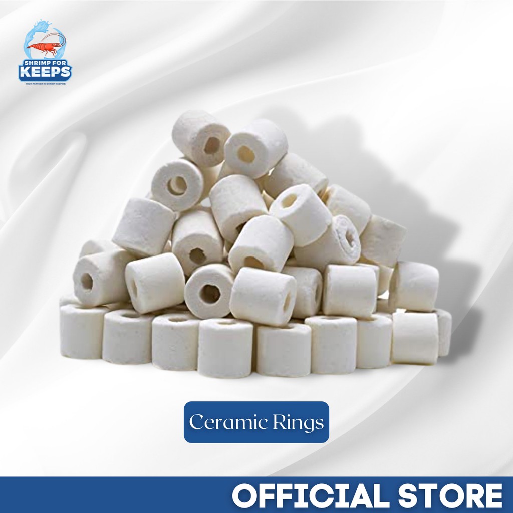 Premium Ceramic Bio Rings - Biological Aquarium filter media (250 g ...