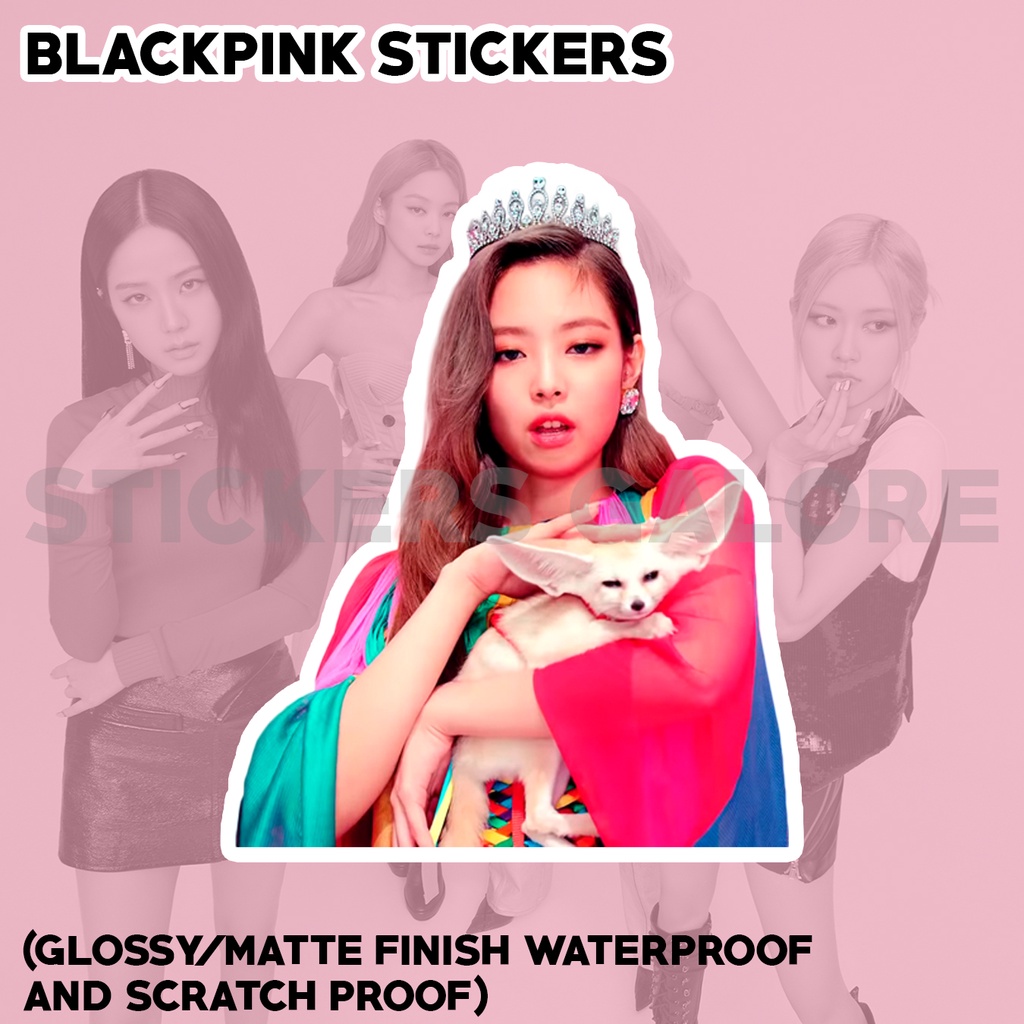 BLACKPINK Jennie VINYL Kpop Sticker Waterproof and Scratchproof ...