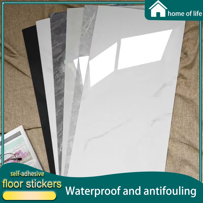 1pc 60cmx 30cm Floor Sticker Self Adhesive Waterproof Antifouling Floor ...
