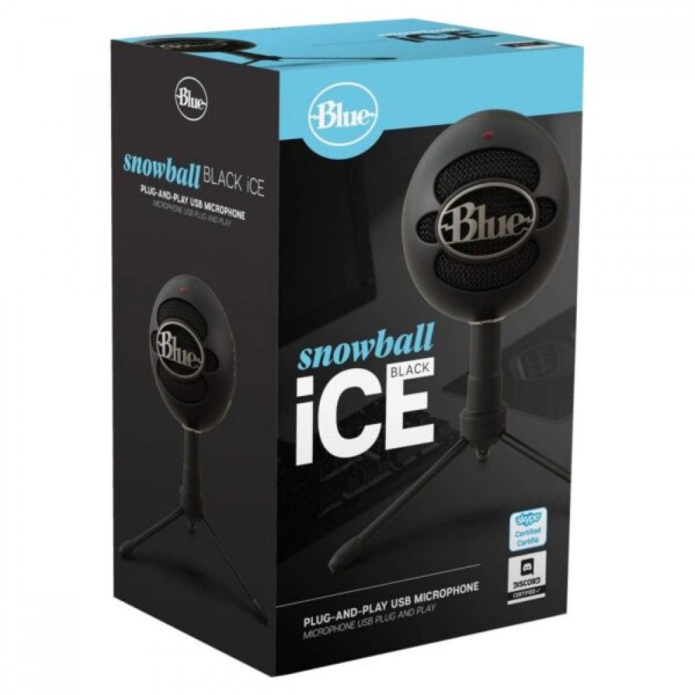 Blue 988-000067 Snowball iCE USB Condenser Microphone for PC and Mac ...