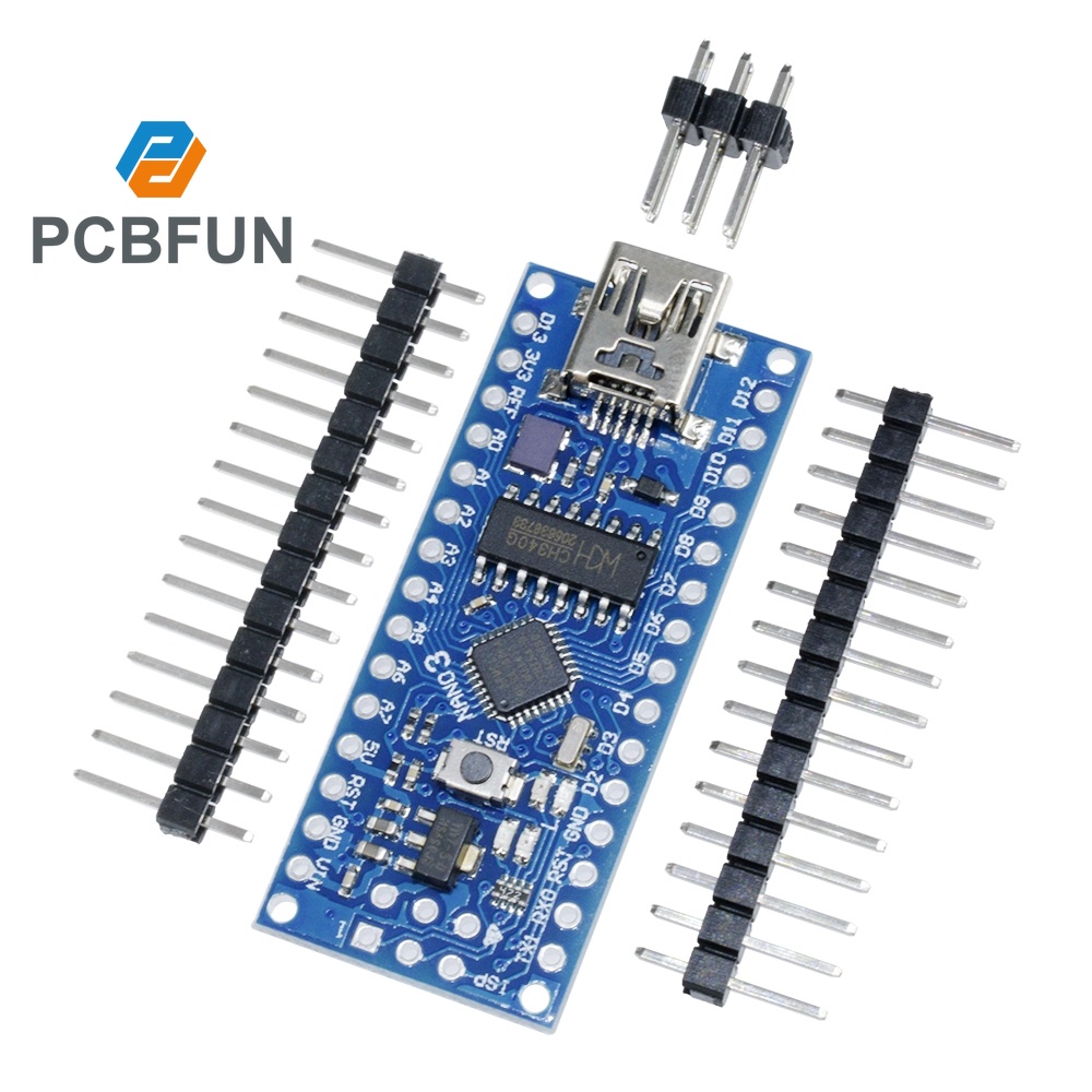 Pcbfun Nano V3.0 CH340C ATmega168 Mini USB Board | Shopee Philippines