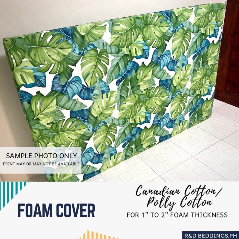 FOAM COVER (1”or2”thickness) with 3 SIDES ZIPPER LENGTH | Shopee ...
