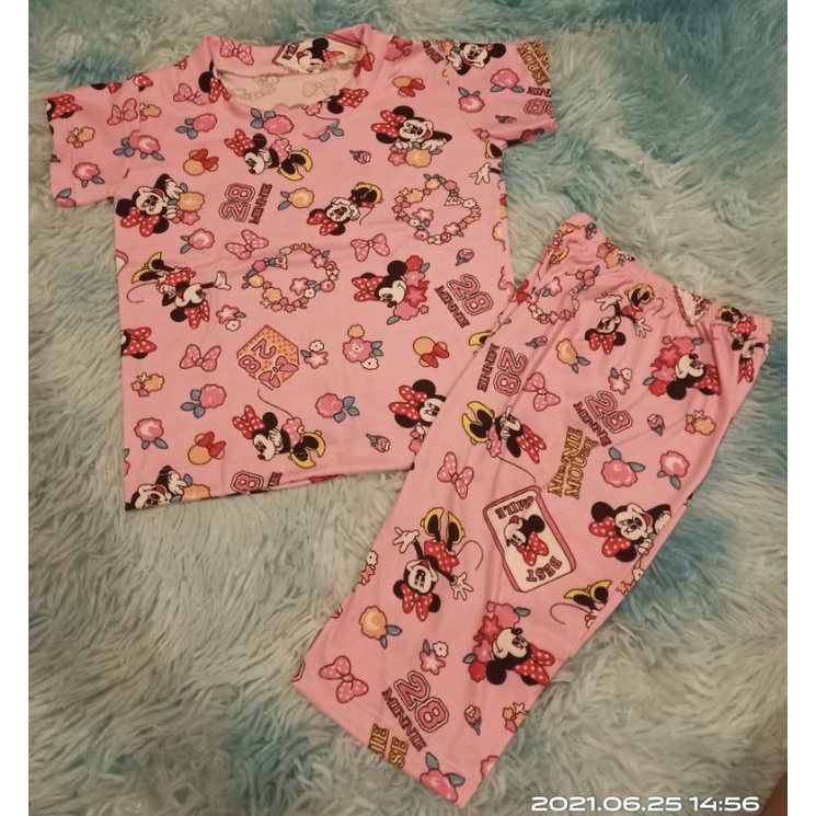 Terno Pajama Cartoon Character (0 to 1years old) | Shopee Philippines