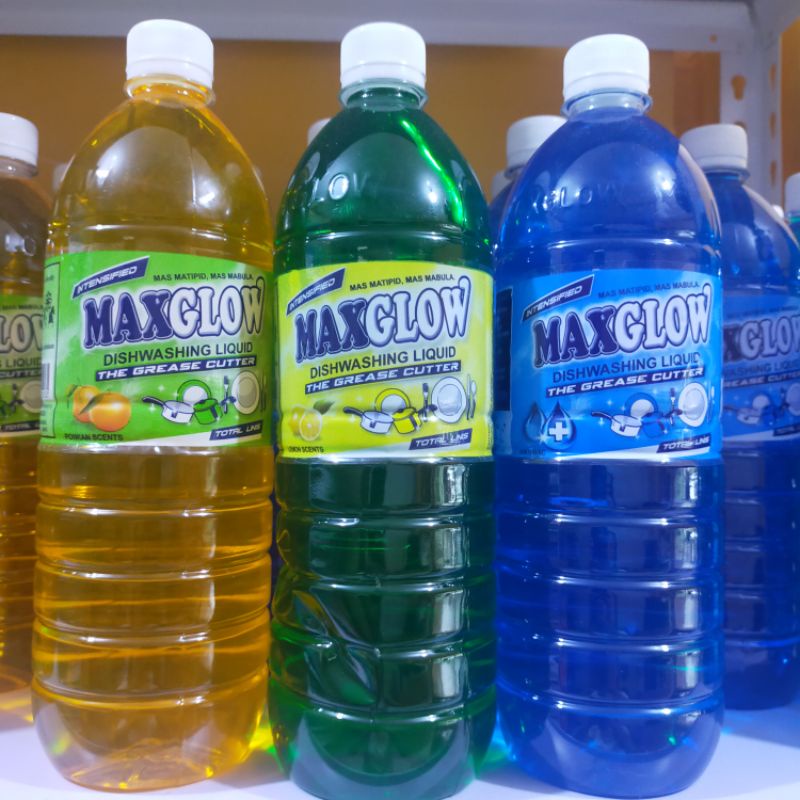 Maxglow Dishwashing Liquid Soap 1 liter | Shopee Philippines