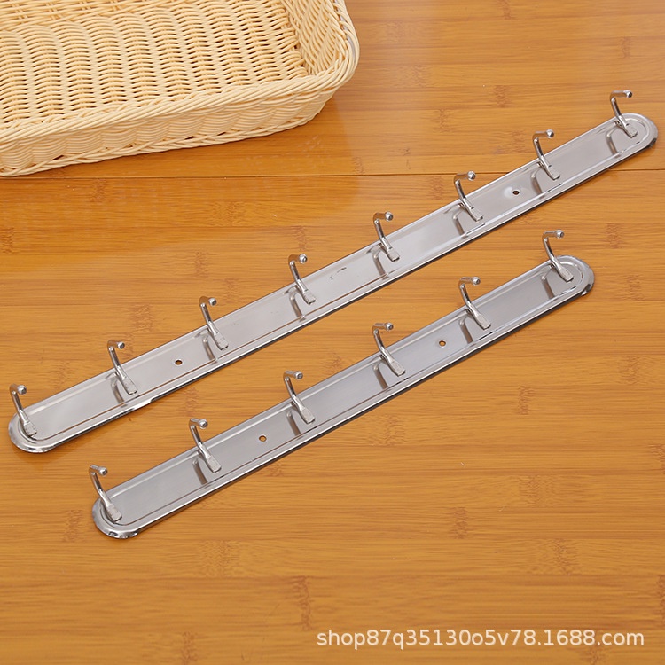 H&L COD#6/8 Wall mount hook Holders Coats Clothes Towel Hat Row Hooks ...