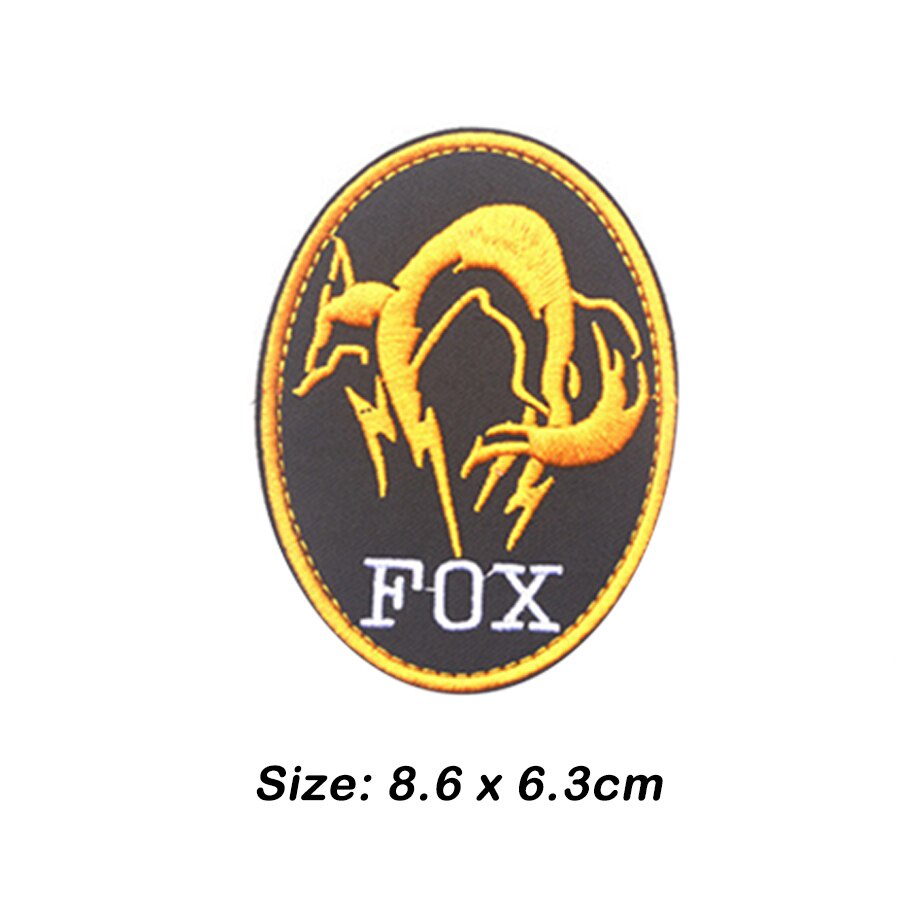 Metal Gear Solid Foxhound Emblem Patch Fox Hound Uniform Patch ...