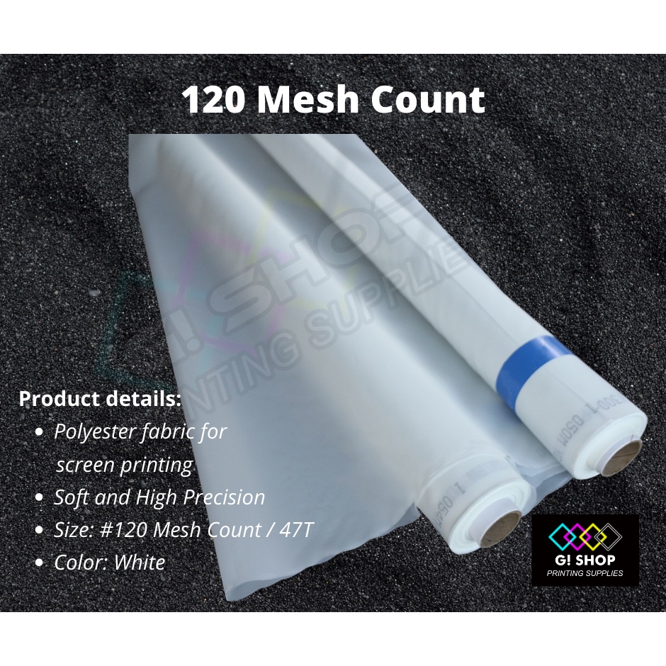 Silkscreen mesh #120 Good Quality used for Screen Printing Water Base ...