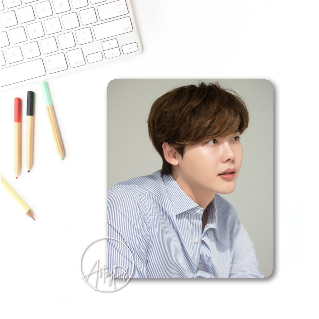 Artsy Mouse Pad (5mm Thick) - Korean Actor LEE JONG SUK | Shopee ...