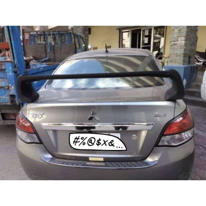 Mirage G4 Mugen RR Type Spoiler | Shopee Philippines