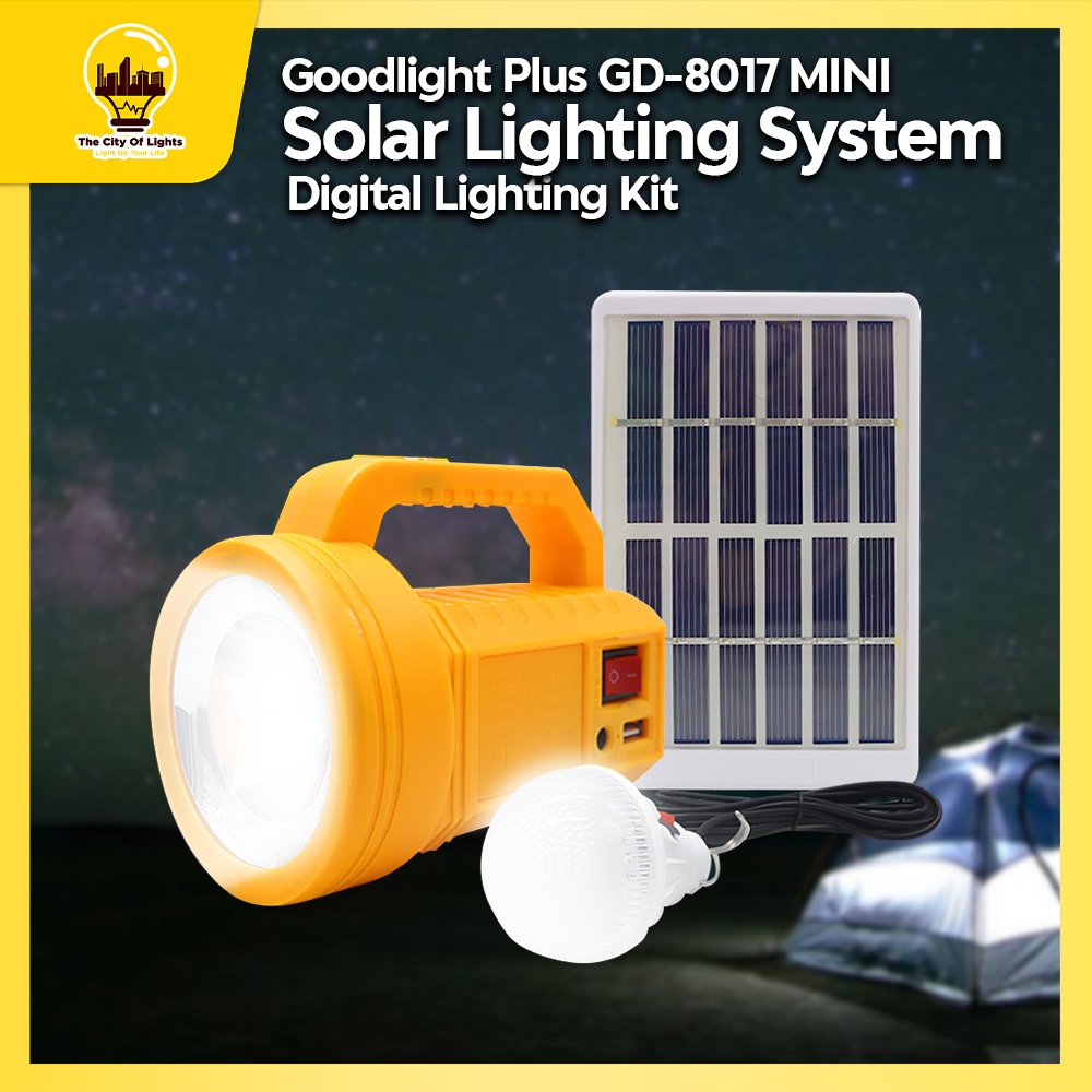 TCLS MINI Rechargeable Portable Solar Lighting System With Emergency ...