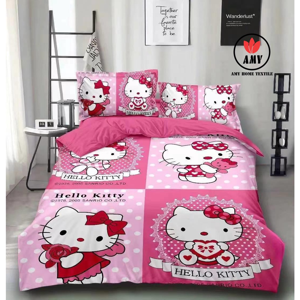 Hello Kitty Bed Set Queen Size