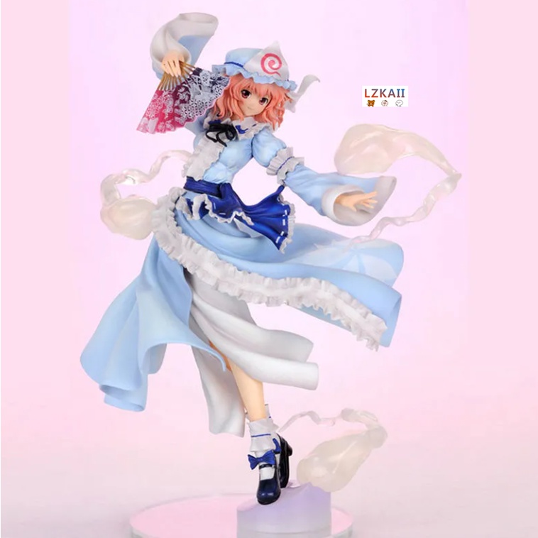 Touhou Project Saigyouji Yuyuko 23 cm PVC Action Figures Model Kit ...