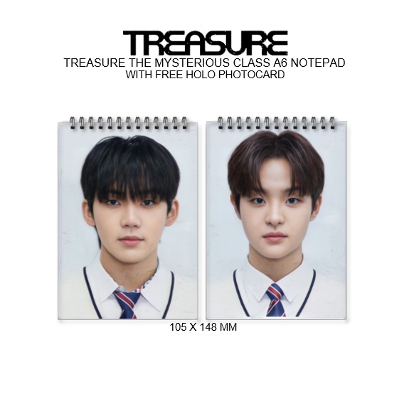 TREASURE WEB DRAMA THE MYSTERIOUS CLASS A6 NOTEPAD WITH FREE HOLO PC ...