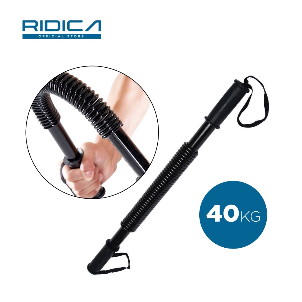 RIDICA Spring Arm Exercise | Power Twister Force Grip Pressure Bar ...