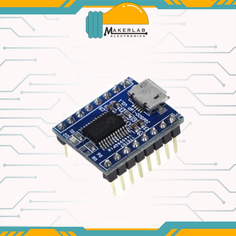 JQ6500 Voice Module MP3 Module MCU Serial Port Control Broadcast one-on ...