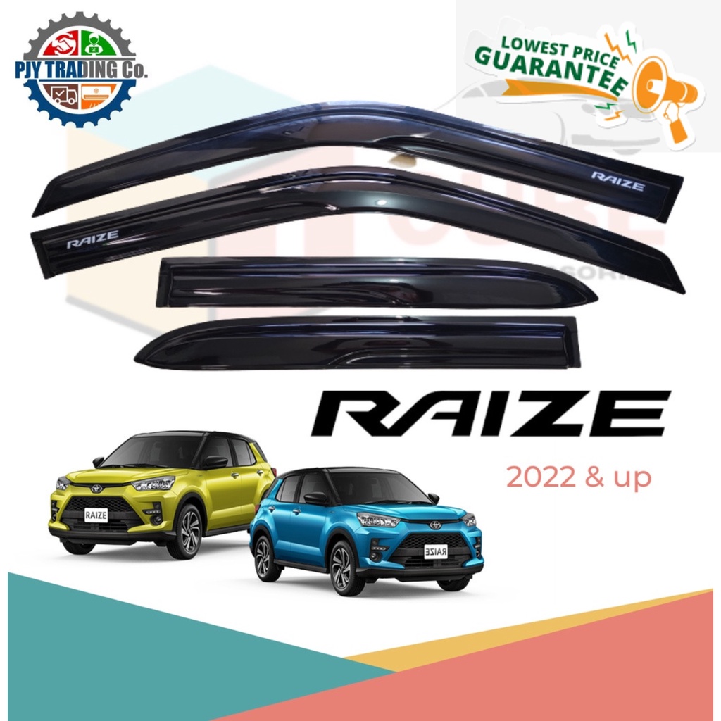 Toyota Raize 2021-2022 Rain Visor | Shopee Philippines