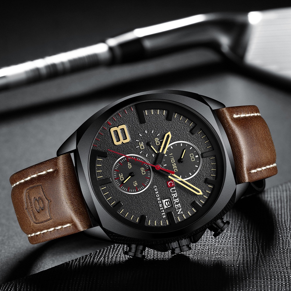 CURREN Fashion Men's Sport Watch Men Analog Quartz Watches Waterproof ...