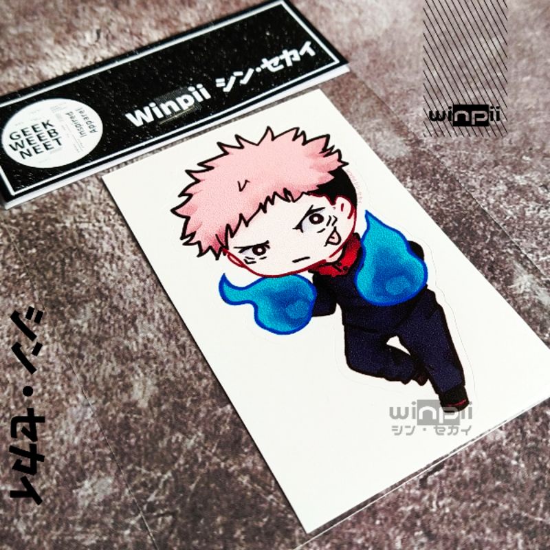 Yuji Itadori Anime Jujutsu Kaisen Stickers/Stickers | Shopee Philippines