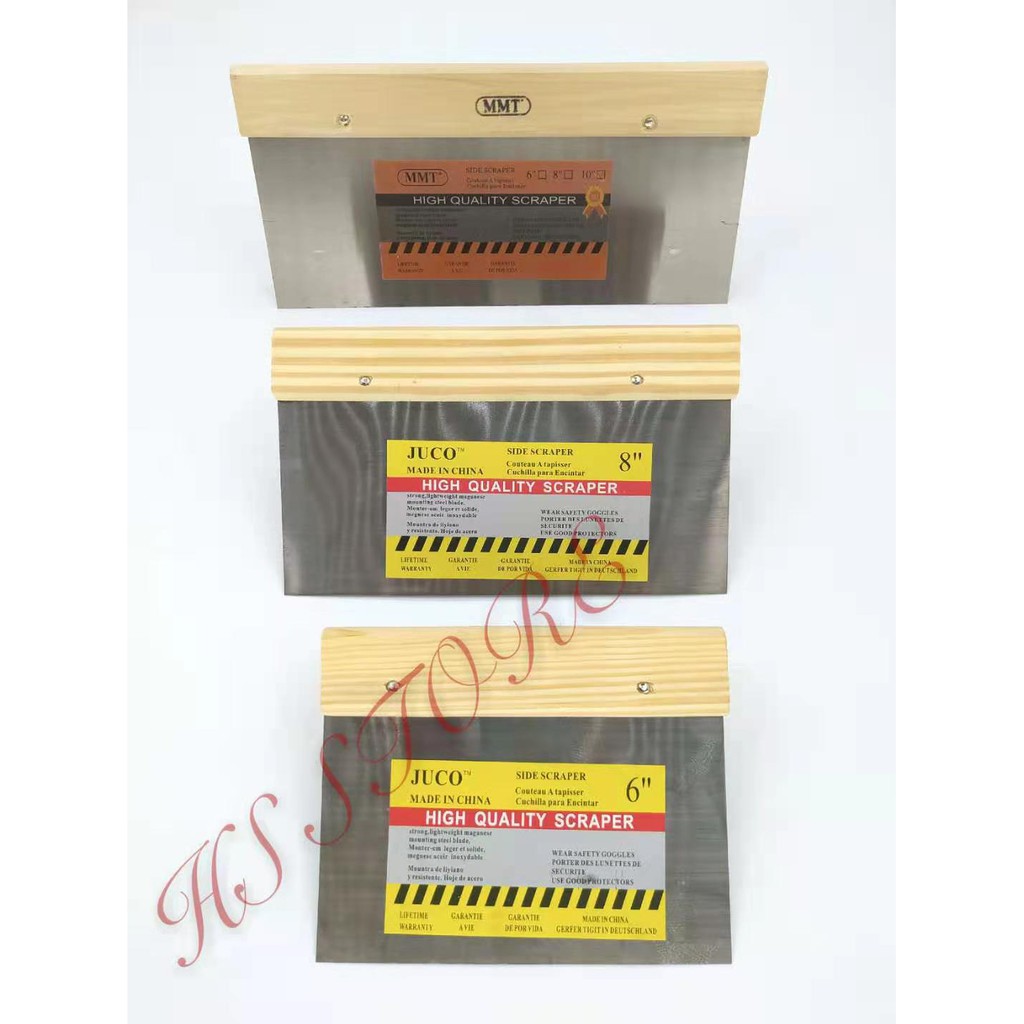 No.3 PALETA / PUTTY KNIFE / WALL SCRAPER WITH WOOD HANDLE | Shopee ...