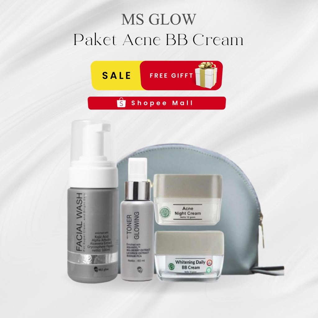 Face Package With BB Cream - Ms Glow Facial Treatment - Whitening ...