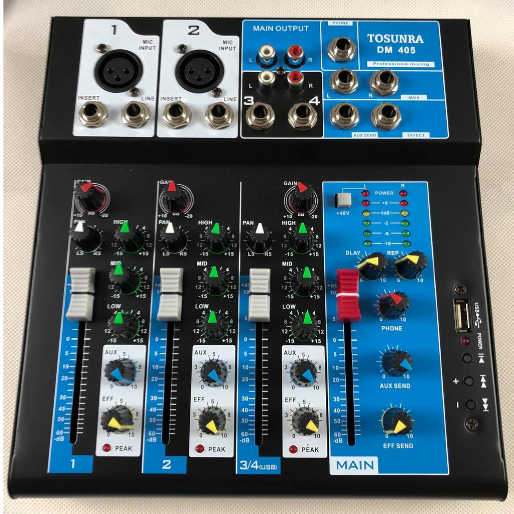 Tosunra 4 channel mixer DM405 | Shopee Philippines