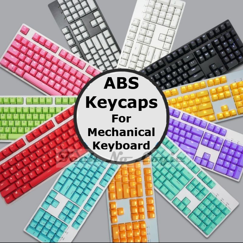 104 Keys Mechanical Keyboard Double Injection Doubleshot ABS Keycap Key ...