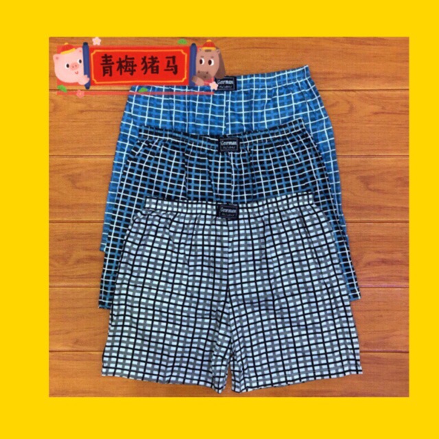 COD Boxer short 6pcs at 1pcs assorted colors | Shopee Philippines