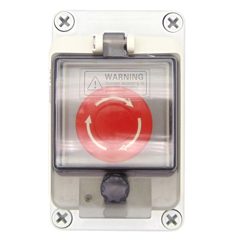 QeeShow New IP67 Emergency stop switch Waterproof button box Waterproof switch box 22mm Factory ...