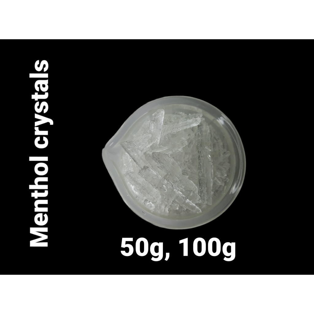 Menthol crystals (20g, 50g, 100g) | Shopee Philippines
