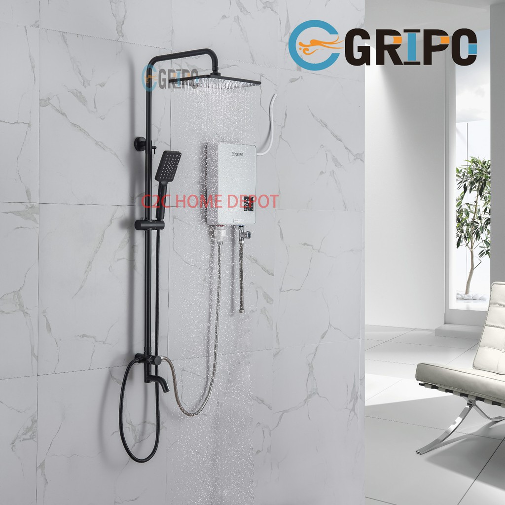 GRIPO New High End 304 Stainless 4 way shower set Matte Black for ...