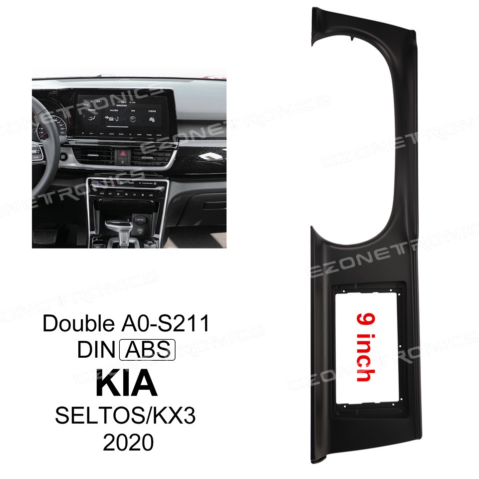 Car Radio Fascia For 2020 KIA SELTOS/KX3 10.1Inch Frame Android 2Din ...