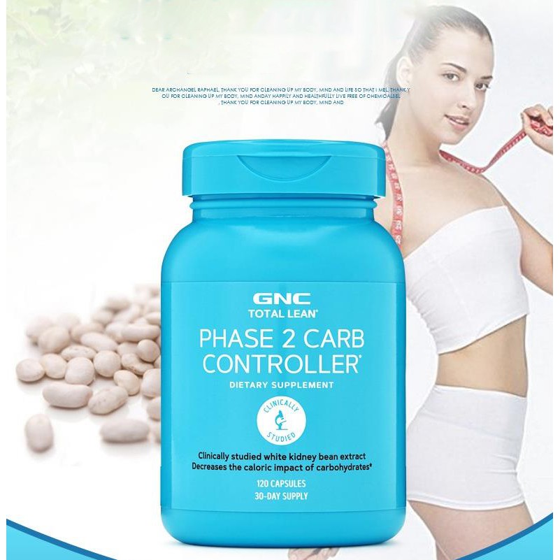 GNC White Kidney Bean Capsules for Weight Loss Enzyme Starch Blocker ...