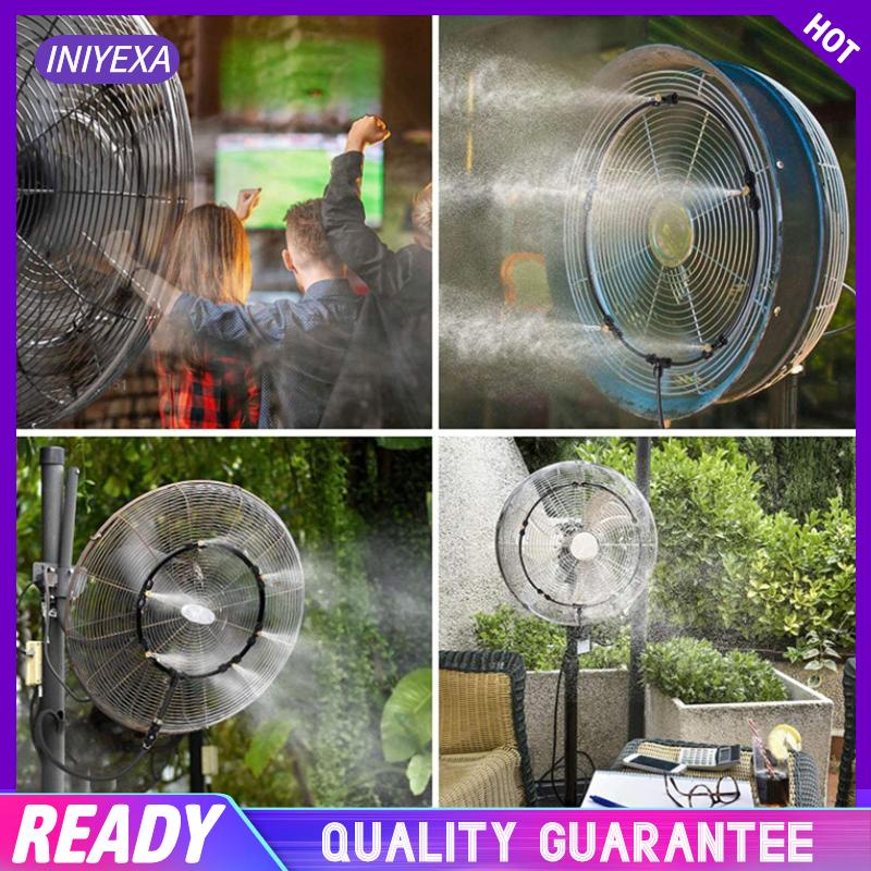 Misting Cooling System 26.2FT (8M) with 6 Nozzles and a Connector(3/4 ...