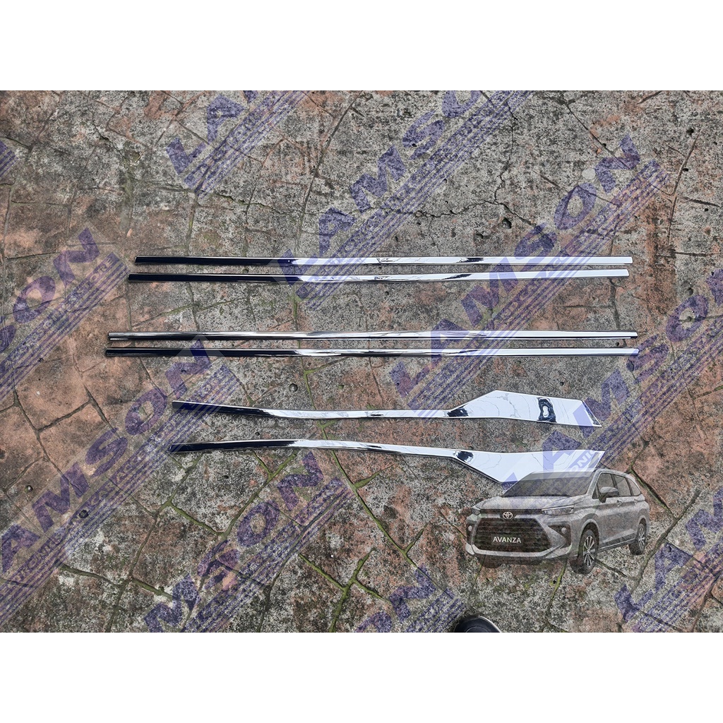 Toyota Avanza 3rd Generation 2022 - 2024 Lower Window Accent | Shopee ...